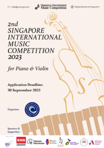 2nd SIMC 2023 – Singapore International Music Competition
